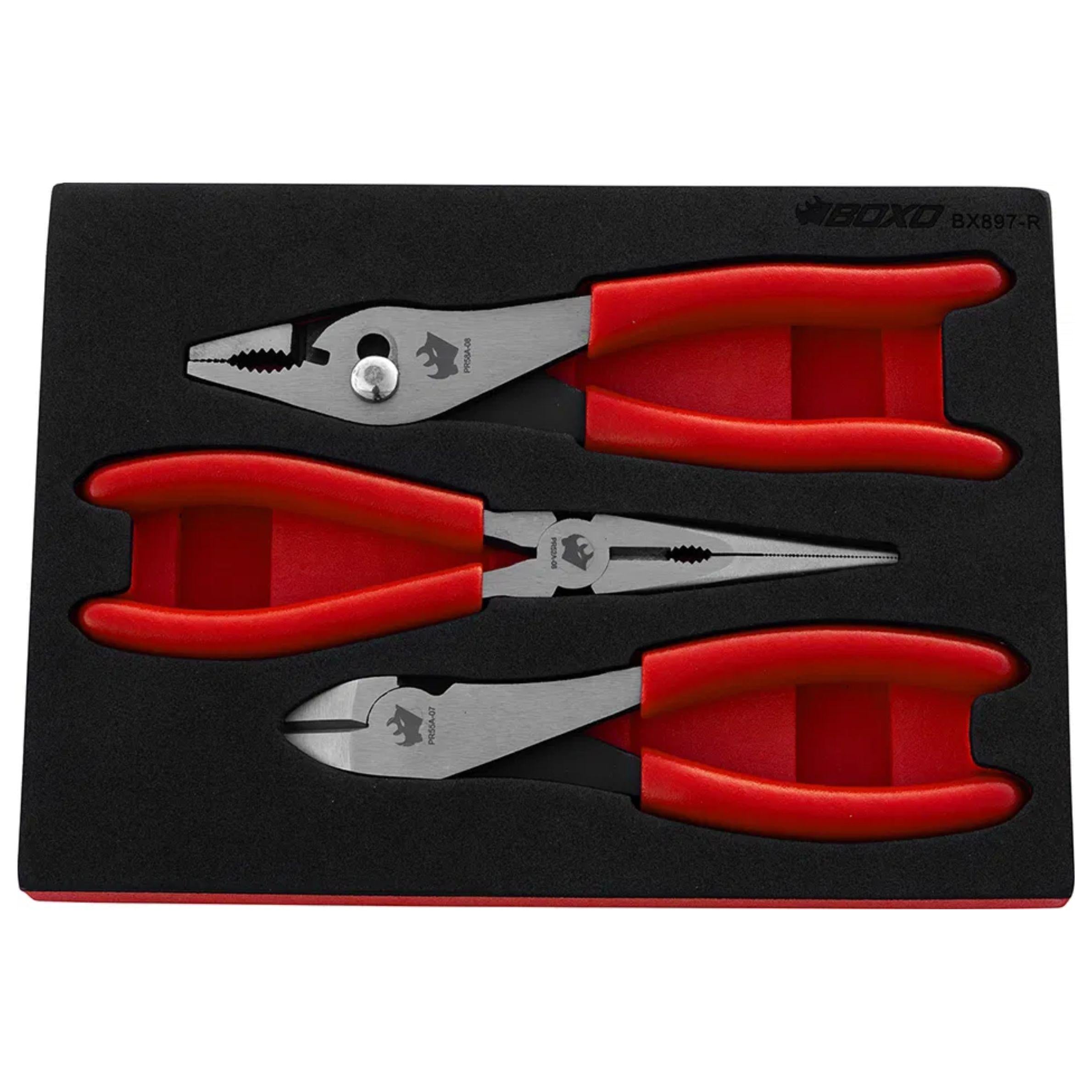 BOXO 3Pc Professional Plier Set – Only Tools and Boxes Ltd