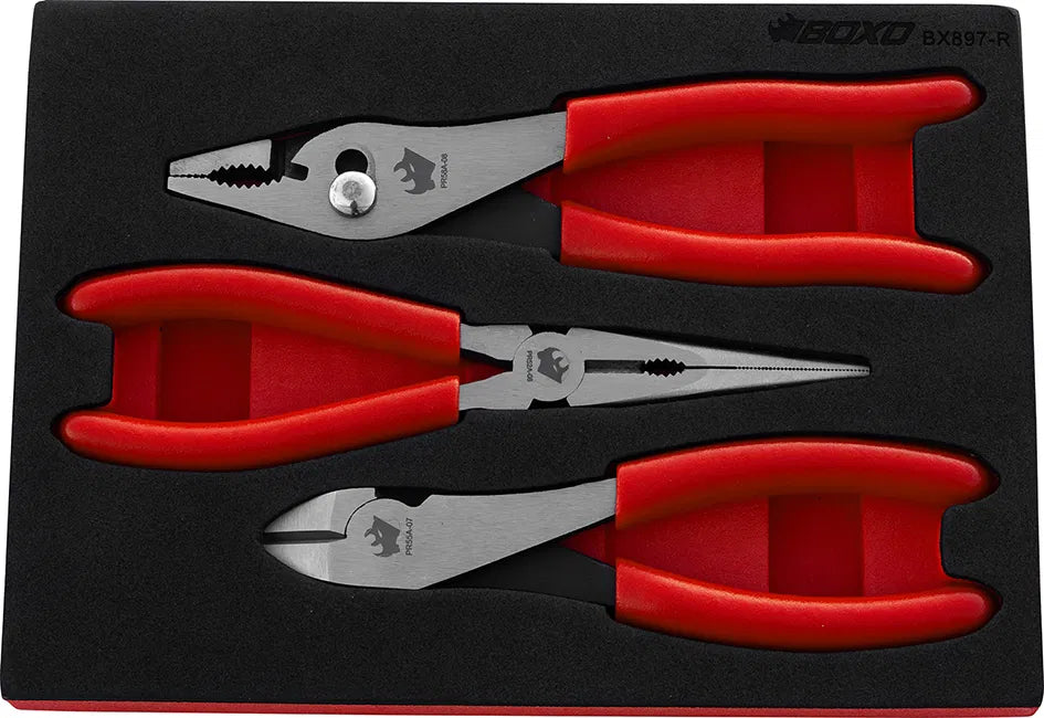 3Pc Professional Plier Set – Only Tools and Boxes Ltd